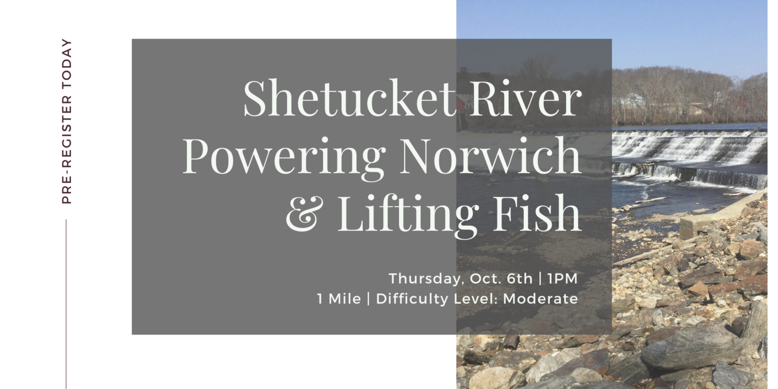 Shetucket River Powering Norwich and Lifting Fish - Norwich Historical ...